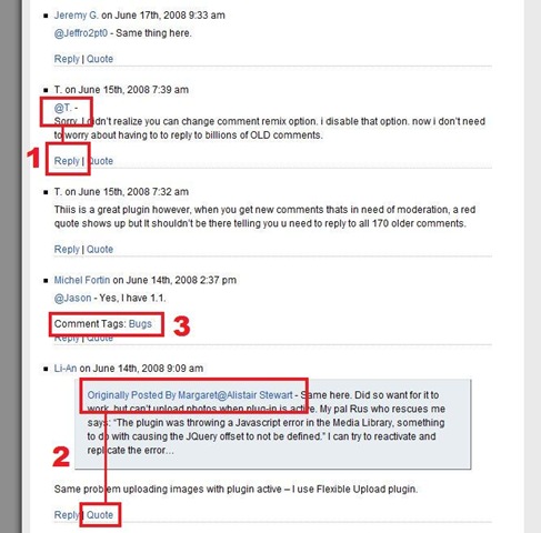 WP Comment Remix Plugin, l'ultime Plugin de commentaires pour Wordpress