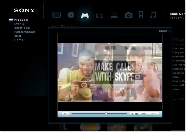 Skype débarque sur PSP + PUB PSP avec image subliminale