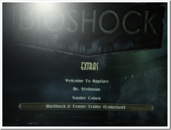 BIOSHOCK 2 TEASER/TRAILER [Vidéo]