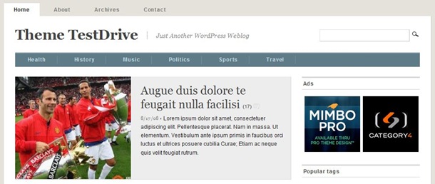THEME MIMBO 3.0 POUR WORDPRESS