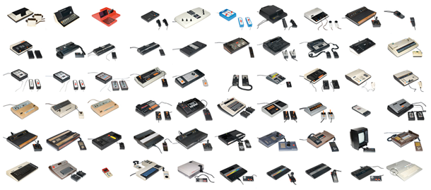 Une énoooooooooorme collection de consoles de jeux