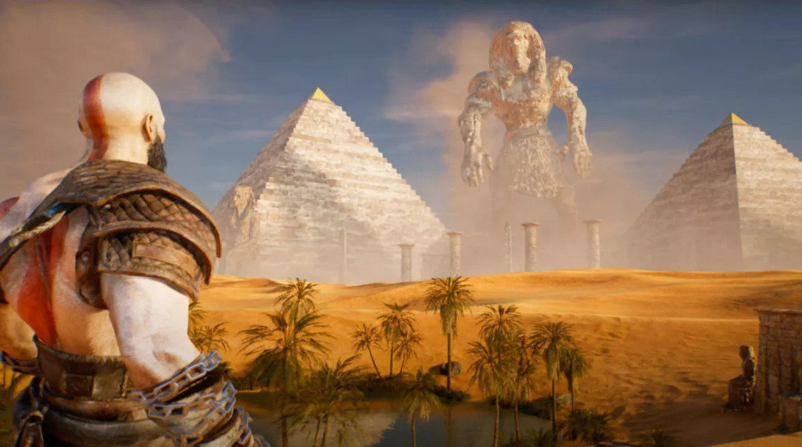 God of War en Egypte dans un trailer sous Unreal Engine 5